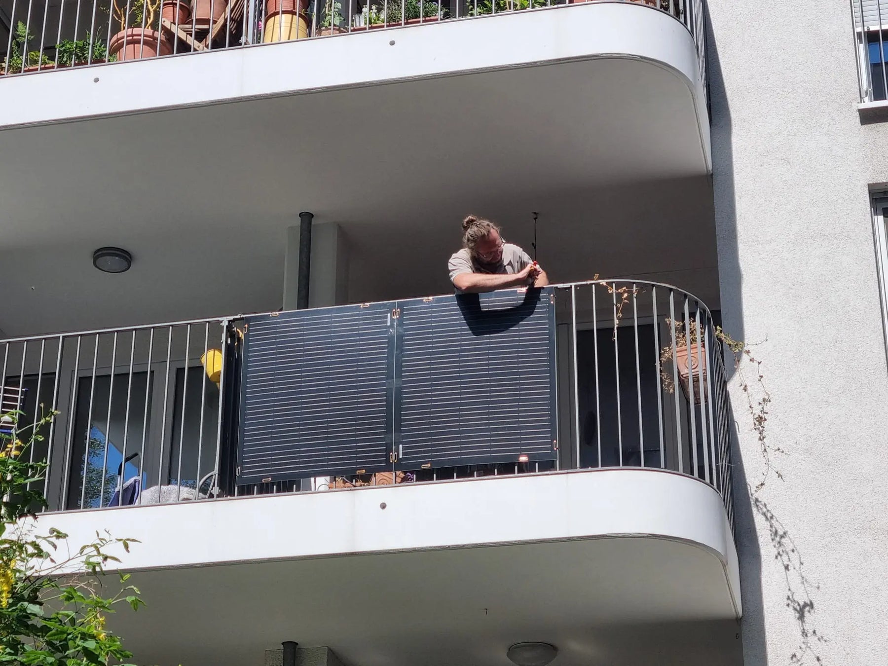 Leichte Balkonkraftwerk | Balkon Solaranlage flexibel leichte Module